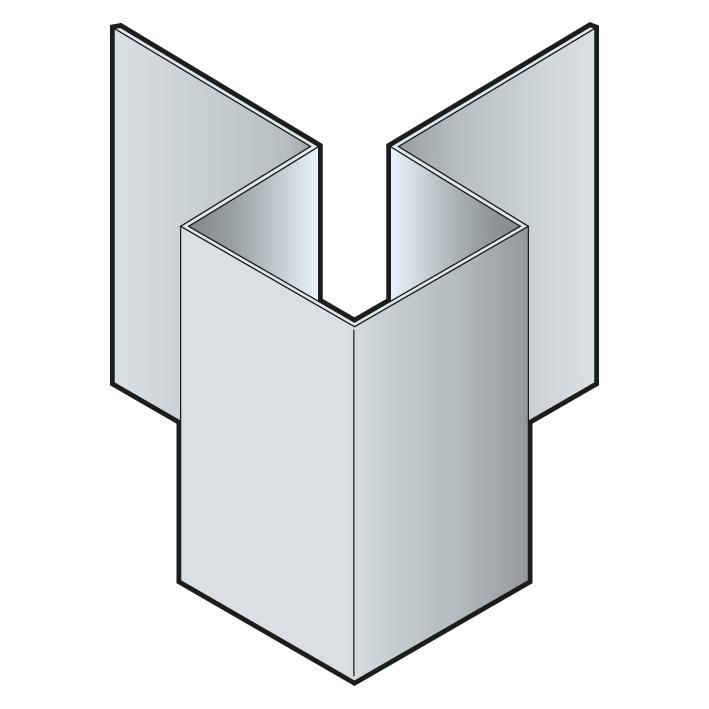 CEDRAL - Profil angle exterieur aluminium laqué pour bardage Cedral Lap ...